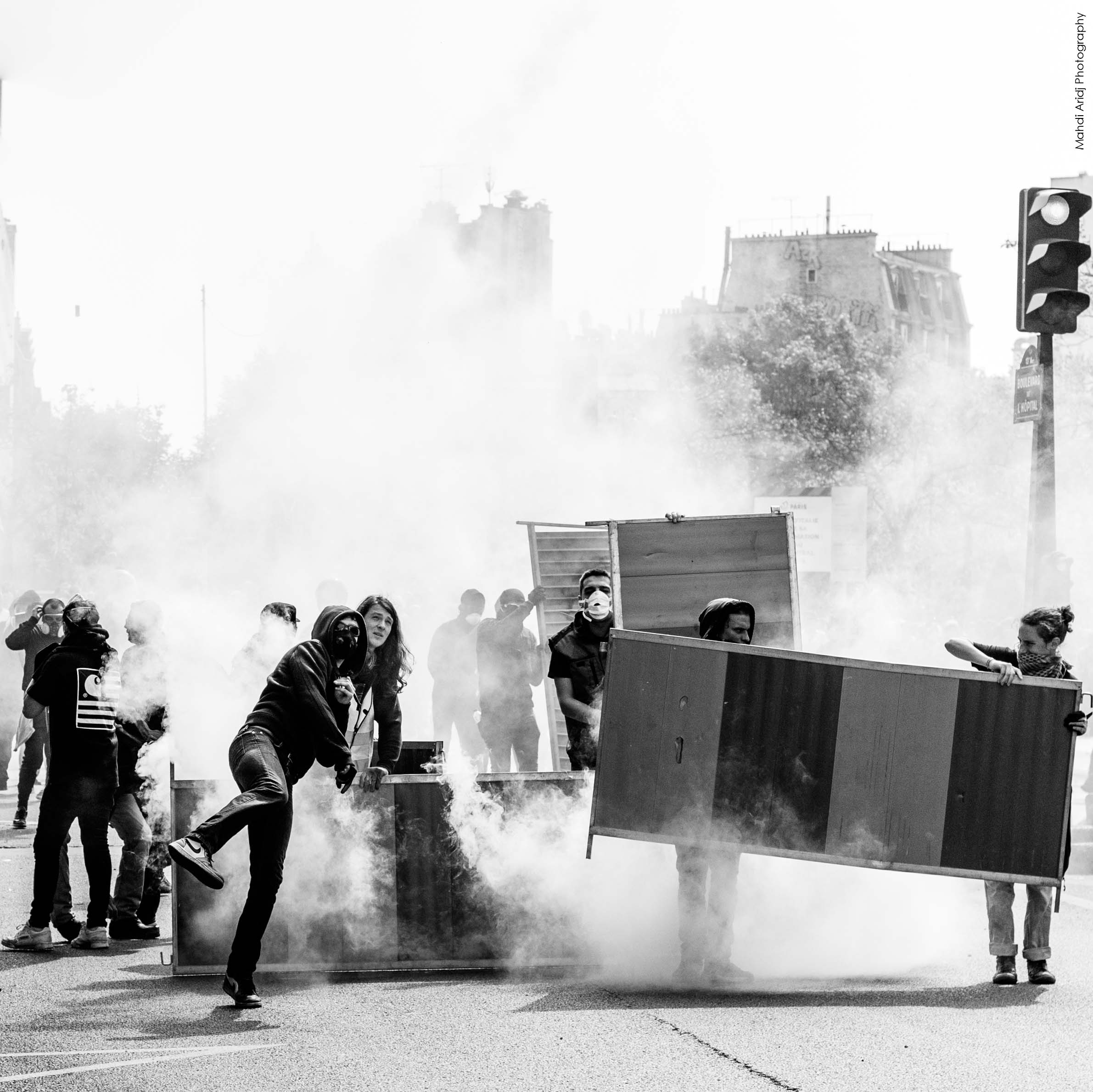 Paris May Day - Mahdi Aridj Photography